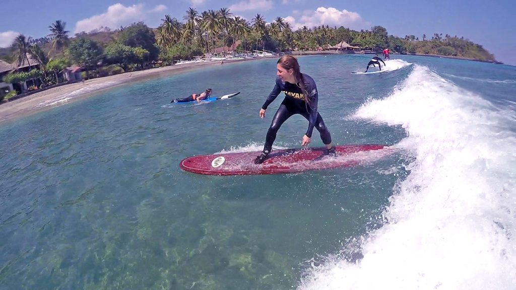 Surf Lesson Private Class Lombok, personal instructor. Join today.